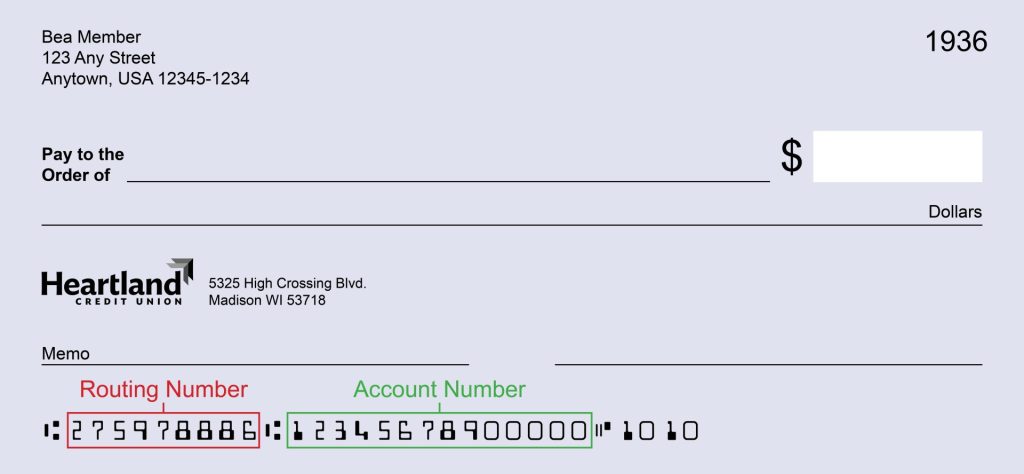 Find My Account Number - Heartland Credit Union | Madison, WI